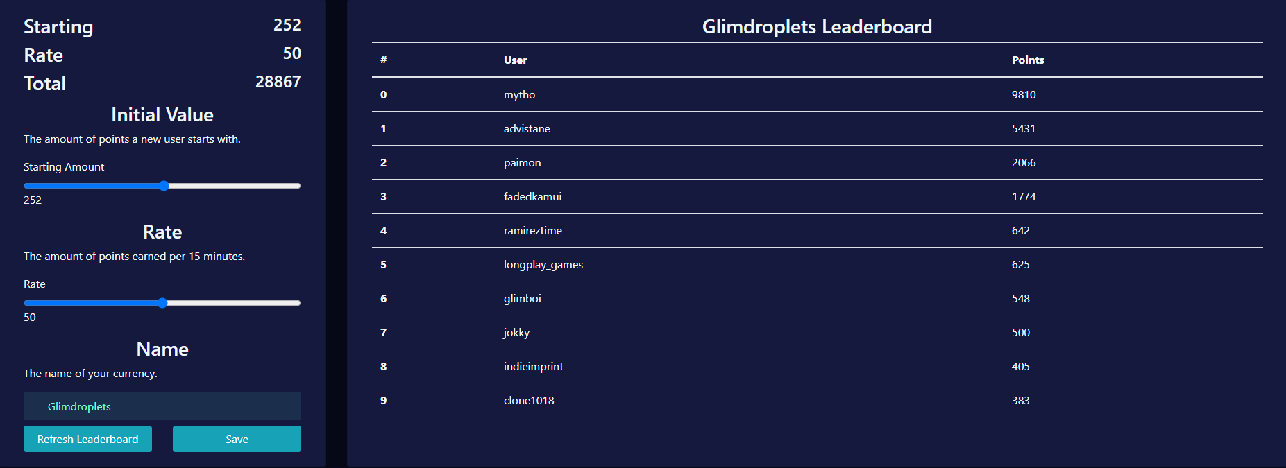 GitHub - aMytho/GlimBoi: A chatbot for Glimesh.tv