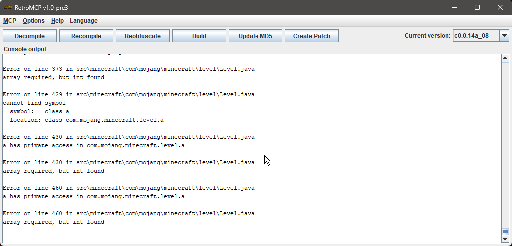 Outdated patches · Issue #15 · MCPHackers/RetroMCP-Java · GitHub