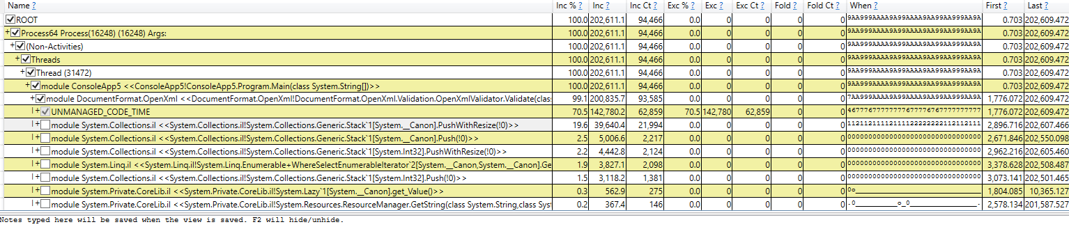 IndexReferenceConstraint and ReferenceExistConstraint can cause really long validation times ...