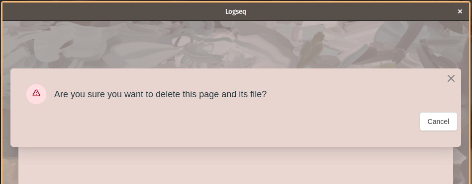 Page delete confirmation dialog hides Yes & Cancel buttons when decreasing width of the window ...
