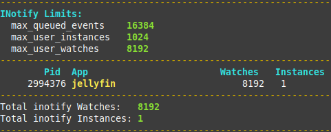 [Issue]: many inotify watches created even with automatic scanning disabled · Issue #7684 ...