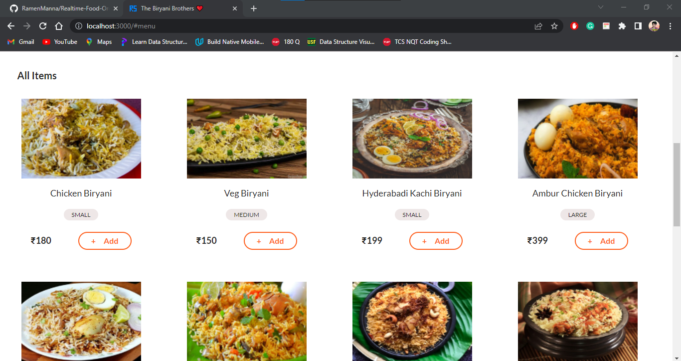 GitHub - RamenManna/Realtime-Food-Order-Webapp: Node Js, express, mongoDB, HTML, SCSS