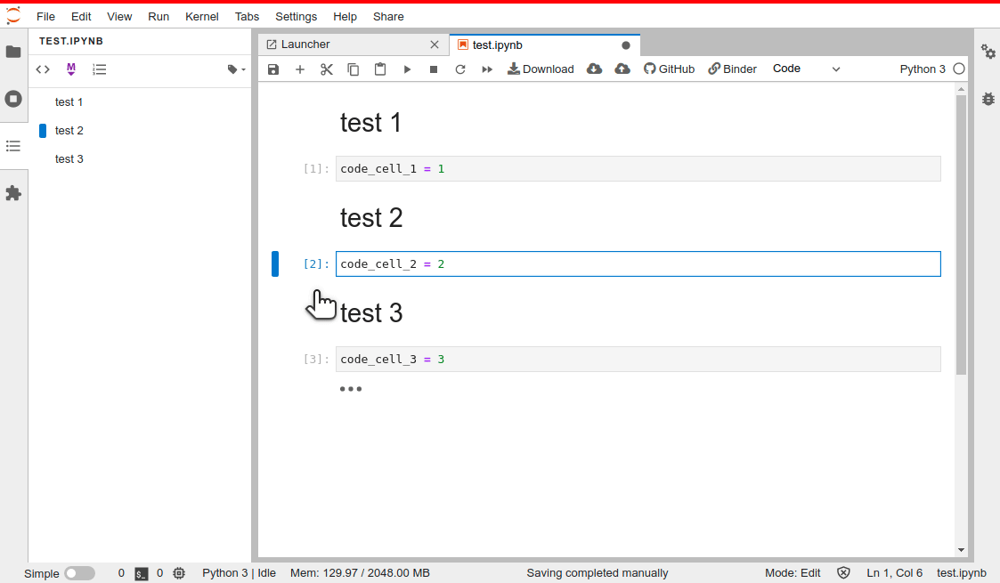 Cells collapsed in notebook stay hidden after moving heading · Issue #10551 · jupyterlab ...