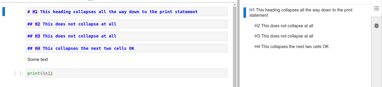 Heading Collapse not working if level >1 · Issue #10714 · jupyterlab ...