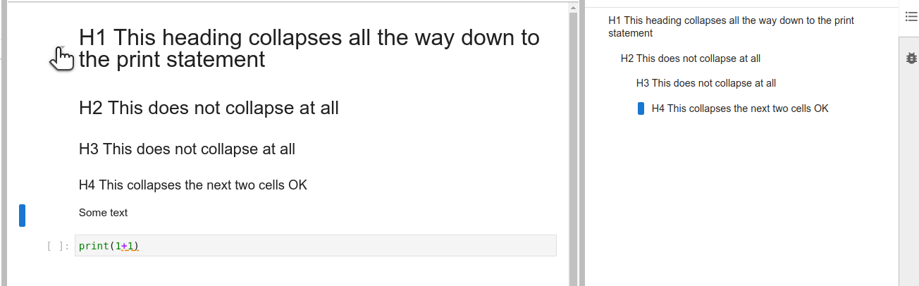 Heading Collapse not working if level >1 · Issue #10714 · jupyterlab ...