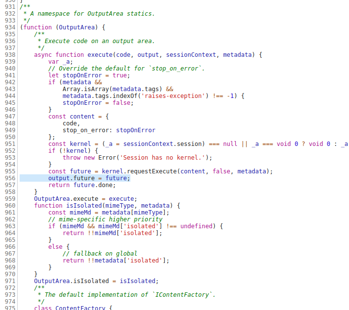 3-7 cells in middle of notebook run but display no output (introduced in 3.1.6, not present in 3 ...