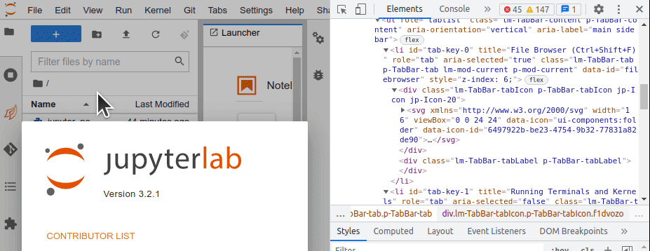 Malformed file browser icon on Binder in 3.2.x · Issue #11343 ...