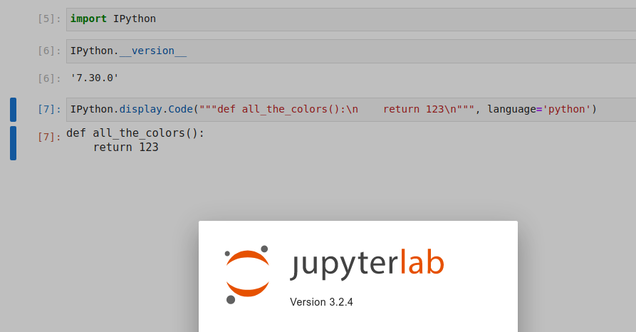 Code Syntax Highlighting In Jupyterlab · Issue 11747 · Ipythonipython