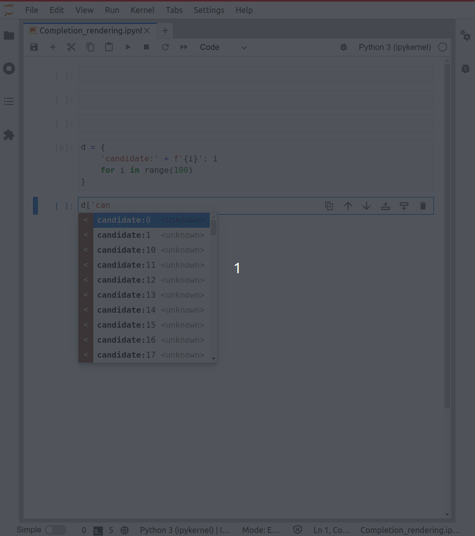 Completer Rendering Performance In Chromium · Issue 13047 · Jupyterlab Jupyterlab · Github