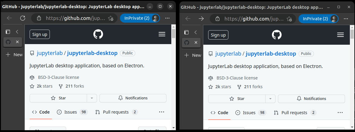 Title Bar Blur State Is Missing · Issue 538 · Jupyterlab Jupyterlab Desktop · Github