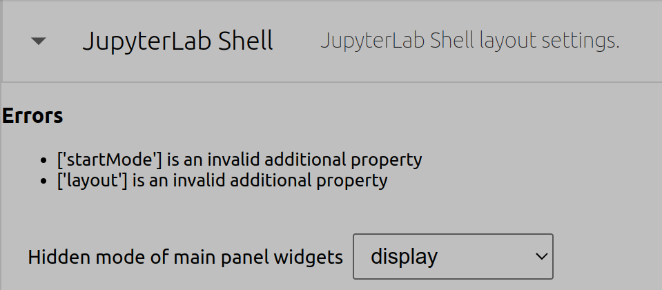 Unable to change some settings after searching · Issue #13651 · jupyterlab/jupyterlab · GitHub