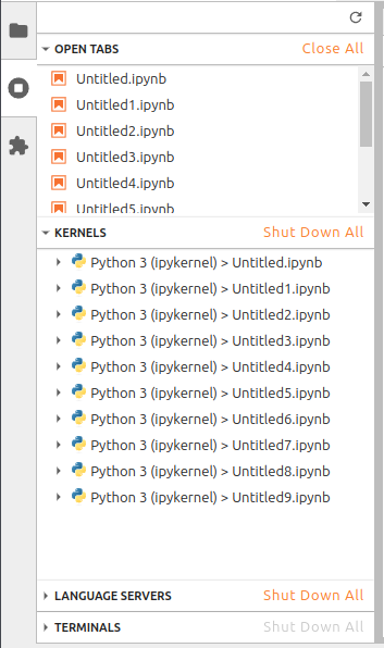 The use of space in kernel/tab hierarchy should be improved · Issue ...