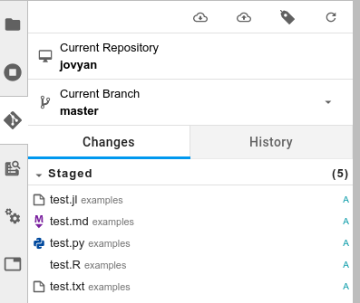 Icon missing for R files · Issue #771 · jupyterlab/jupyterlab-git · GitHub