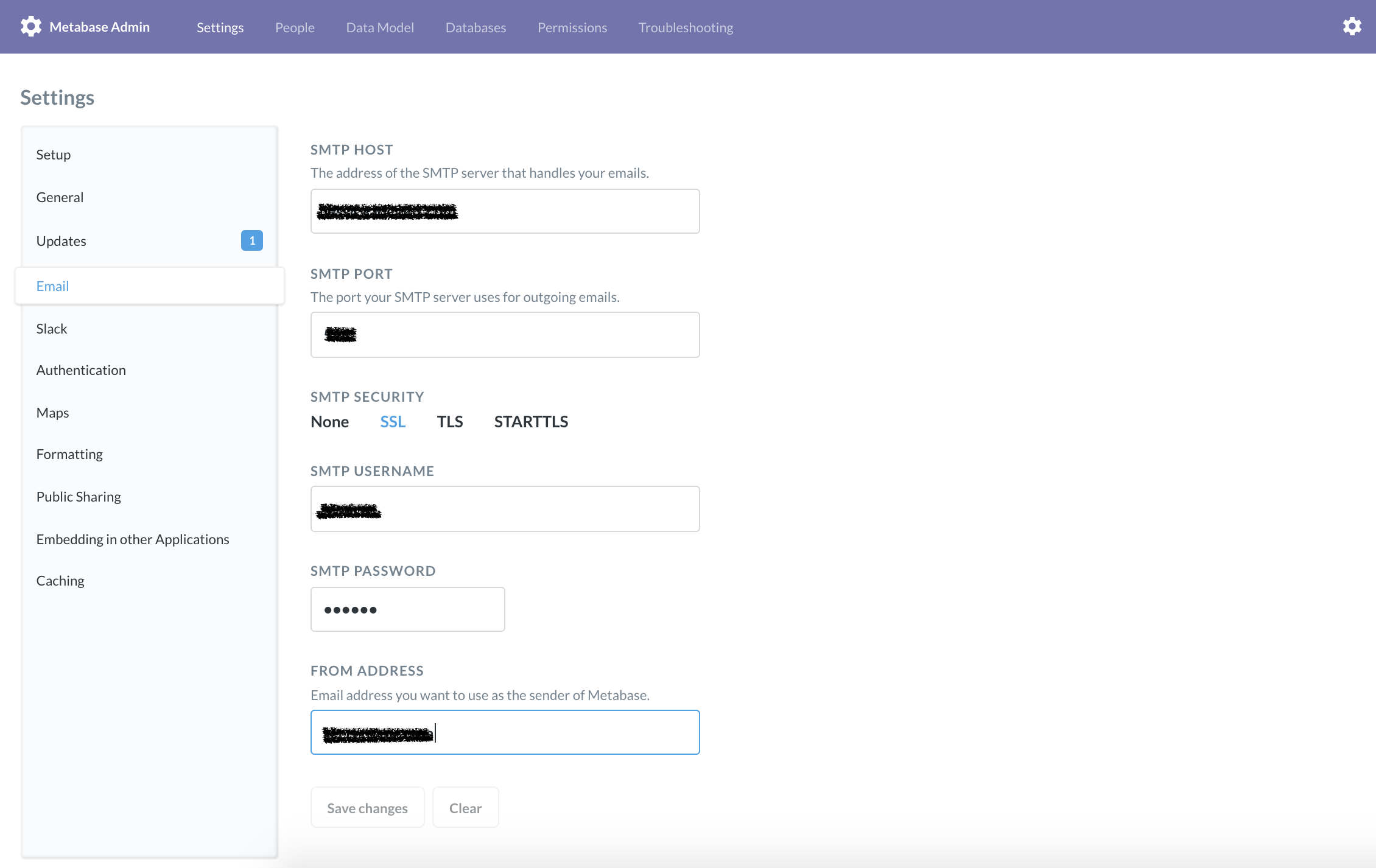 Frontend load issue: SMTP Email · Issue #12692 · metabase/metabase · GitHub