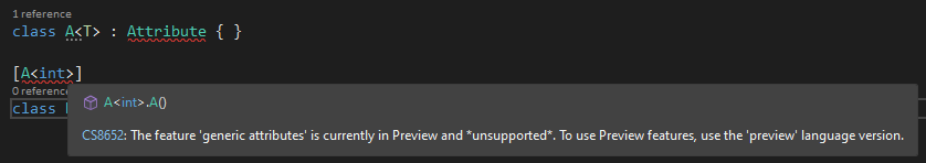 Visual Studio does not suggest changing the language version to preview ...
