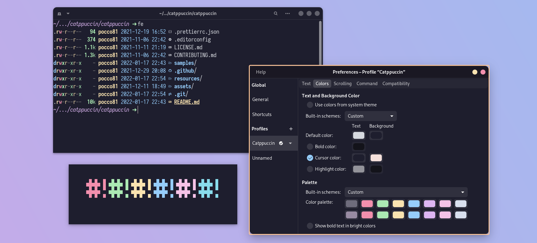 Gnome terminal · Issue #6 · catppuccin/catppuccin · GitHub