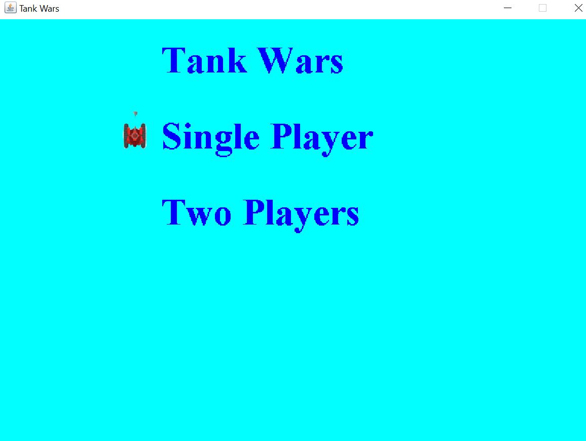 GitHub - tinysheep007/Tank-Wars: Fun tank gamed created to practice JAVA SE.