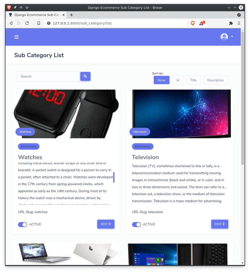 GitHub - Jyothika06/DjangoEcommerce: This is a Ecommerce web application made with Django ...