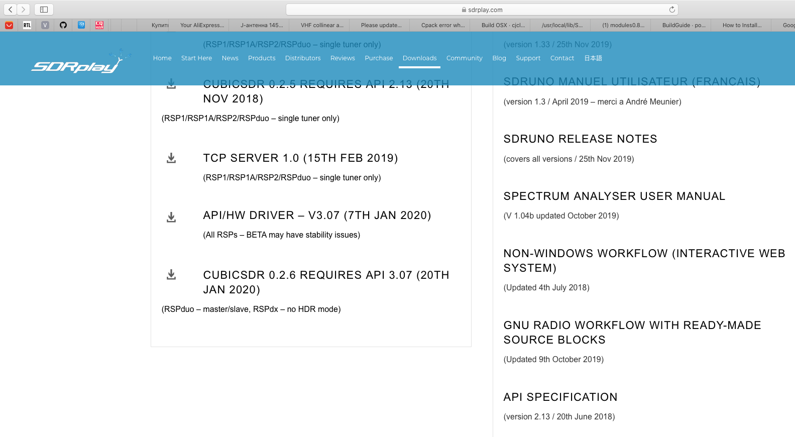 modules0.8 (missing) macOS 10.15 · Issue #253 · pothosware/SoapySDR · GitHub