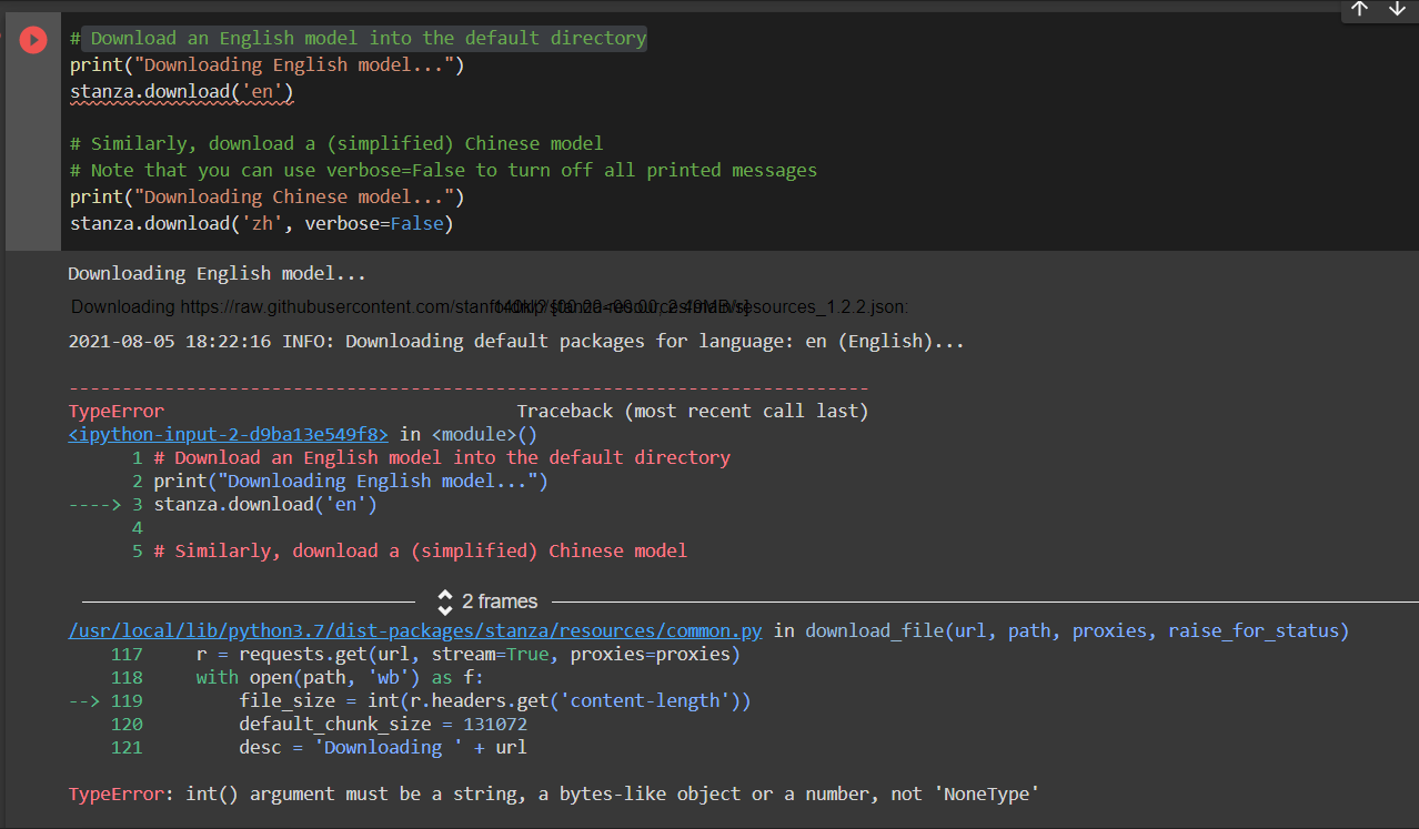 Error when downloading English model · Issue #783 · stanfordnlp/stanza · GitHub