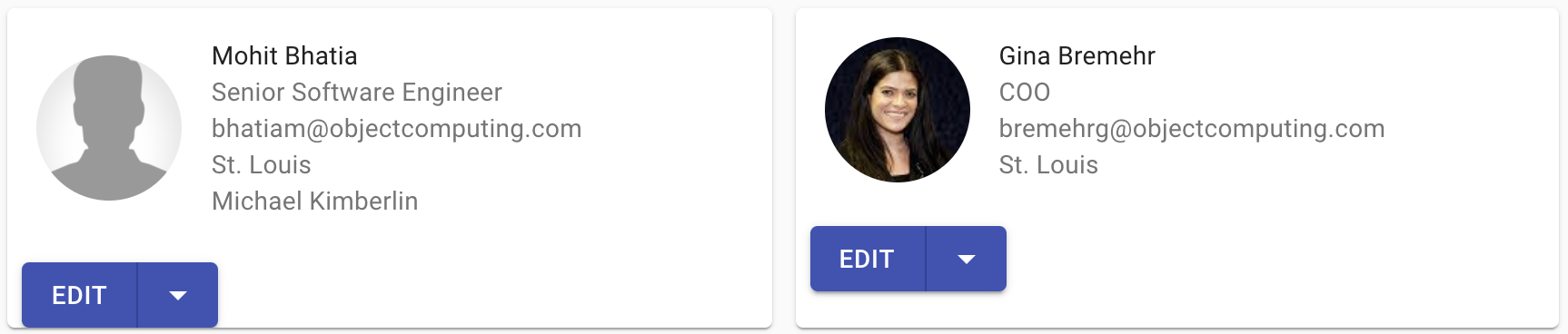 FE> Update look and feel of member profile card (M) · Issue #630 · objectcomputing/check-ins ...
