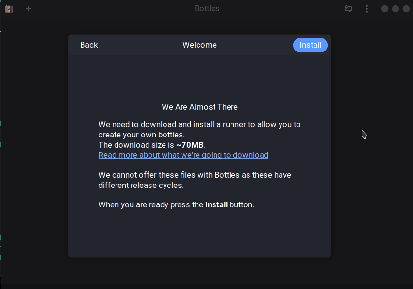 [BUG] Can't Install Runners in First Launch · Issue #725 · bottlesdevs/Bottles · GitHub