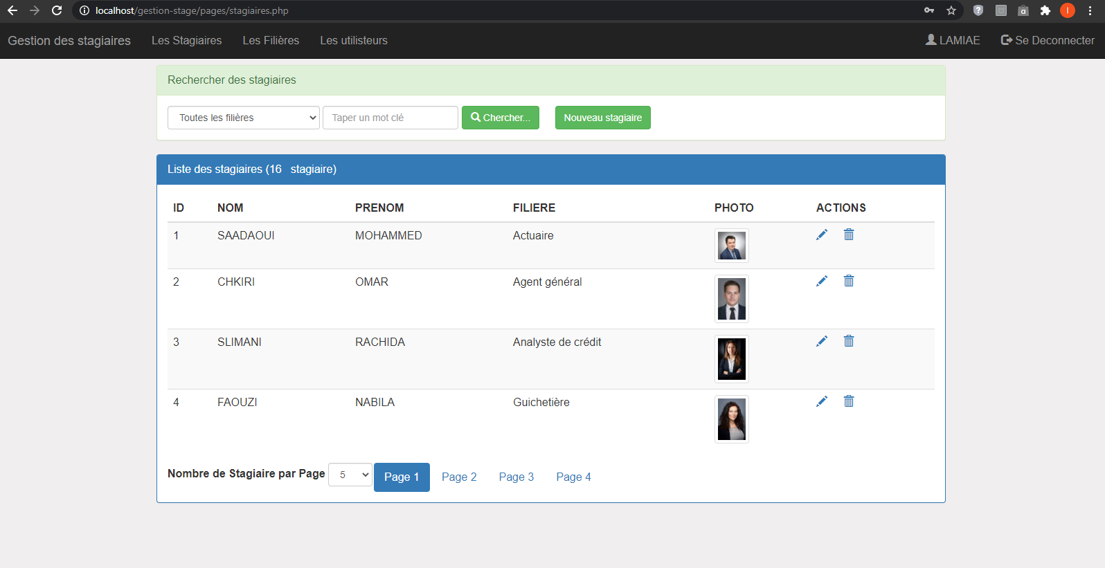 GitHub - lamiae-sebbarh/gestion-stagaire: application web avec HTML5, Php, css (Bootstrap ...