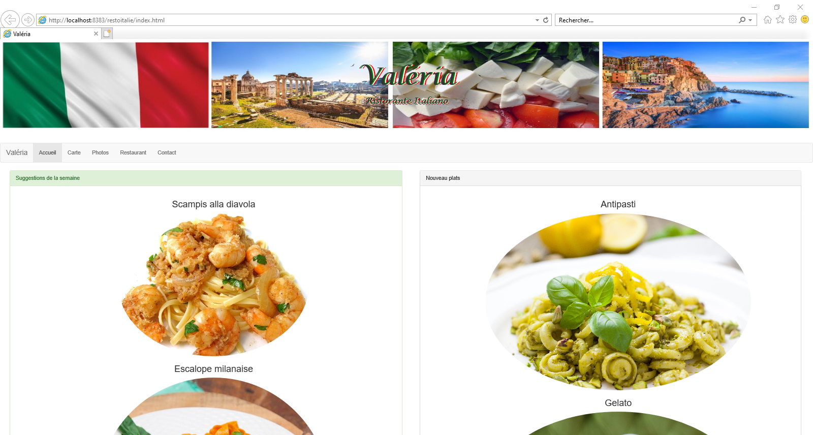GitHub - lamiae-sebbarh/restaurant-italien: un site vitrine d'une franchise fictive de ...