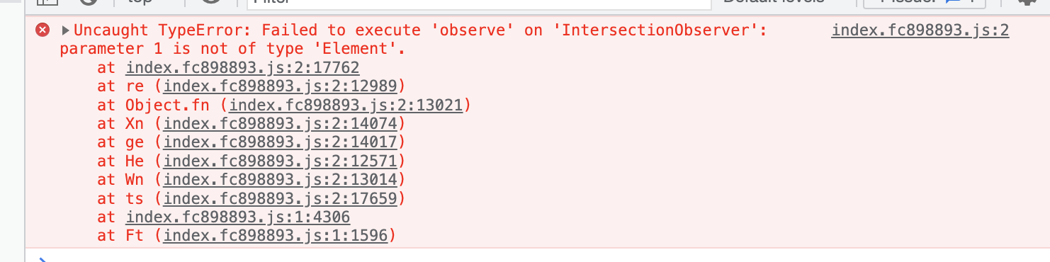 `observe` On `intersectionobserver` Won T Work On Build App · Solidjs Solid · Discussion 1126