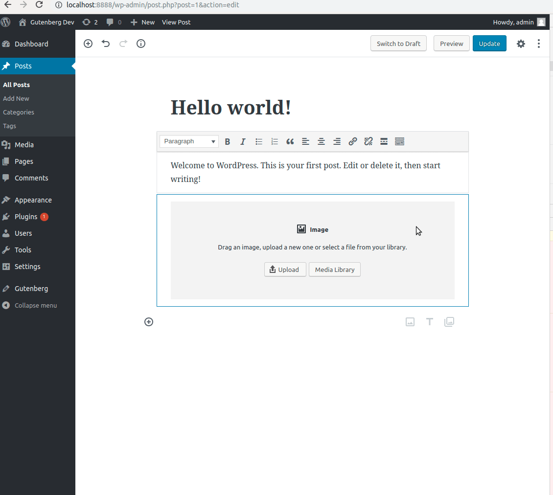 Do not allow dropping a block below the blank inserter · Issue #9824 · WordPress/gutenberg · GitHub