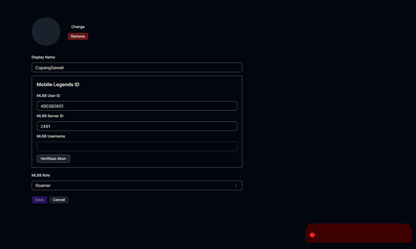 Cannot verif account MLBB · Issue #15 · entry-point-community/mabar-fun · GitHub