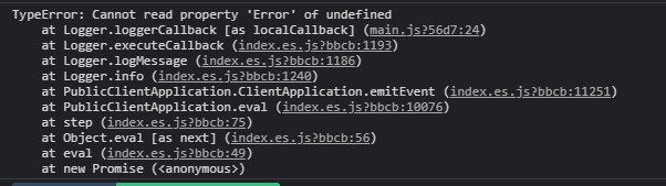 Vue js Integration msal browser · Issue #3653 · AzureAD/microsoft-authentication-library-for-js ...