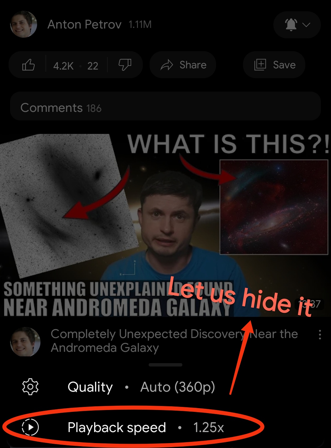remove playback speed from player flyout panel · Issue #289 · inotia00/ReVanced_Extended · GitHub