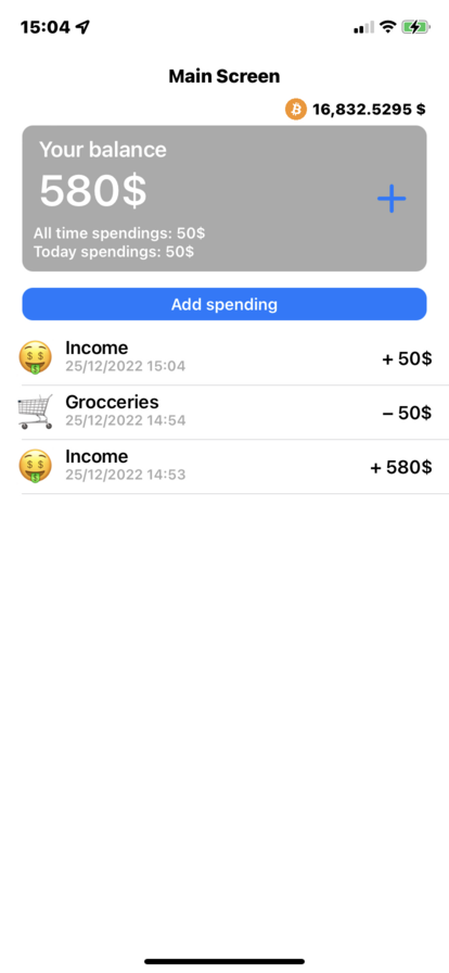 GitHub - bnofer21/spendTrack: Daily spend tracking app