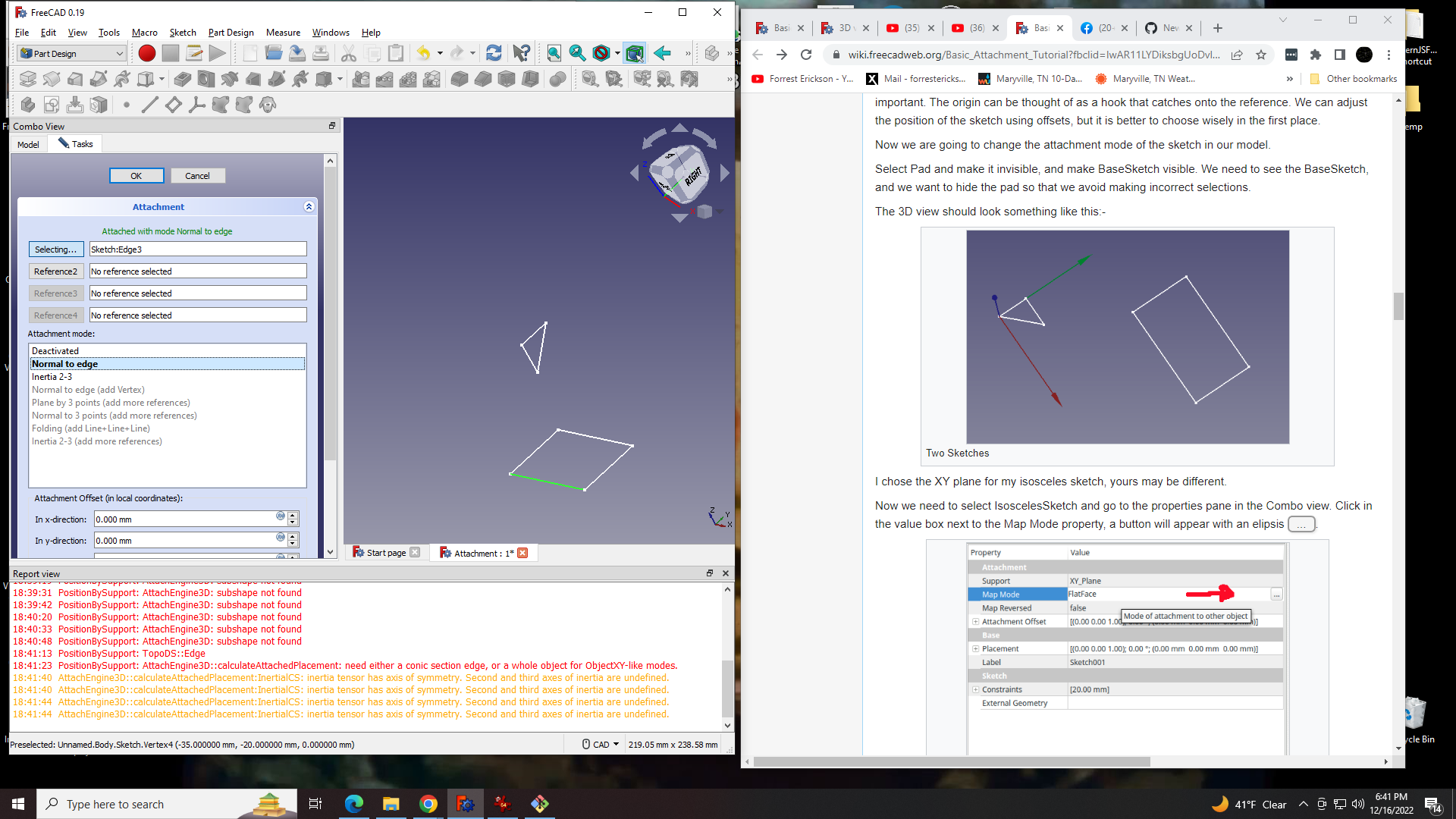 GitHub - ForrestErickson/FreeCAD_AttachementTutorial: I am having a blocker on a FreeCad ...