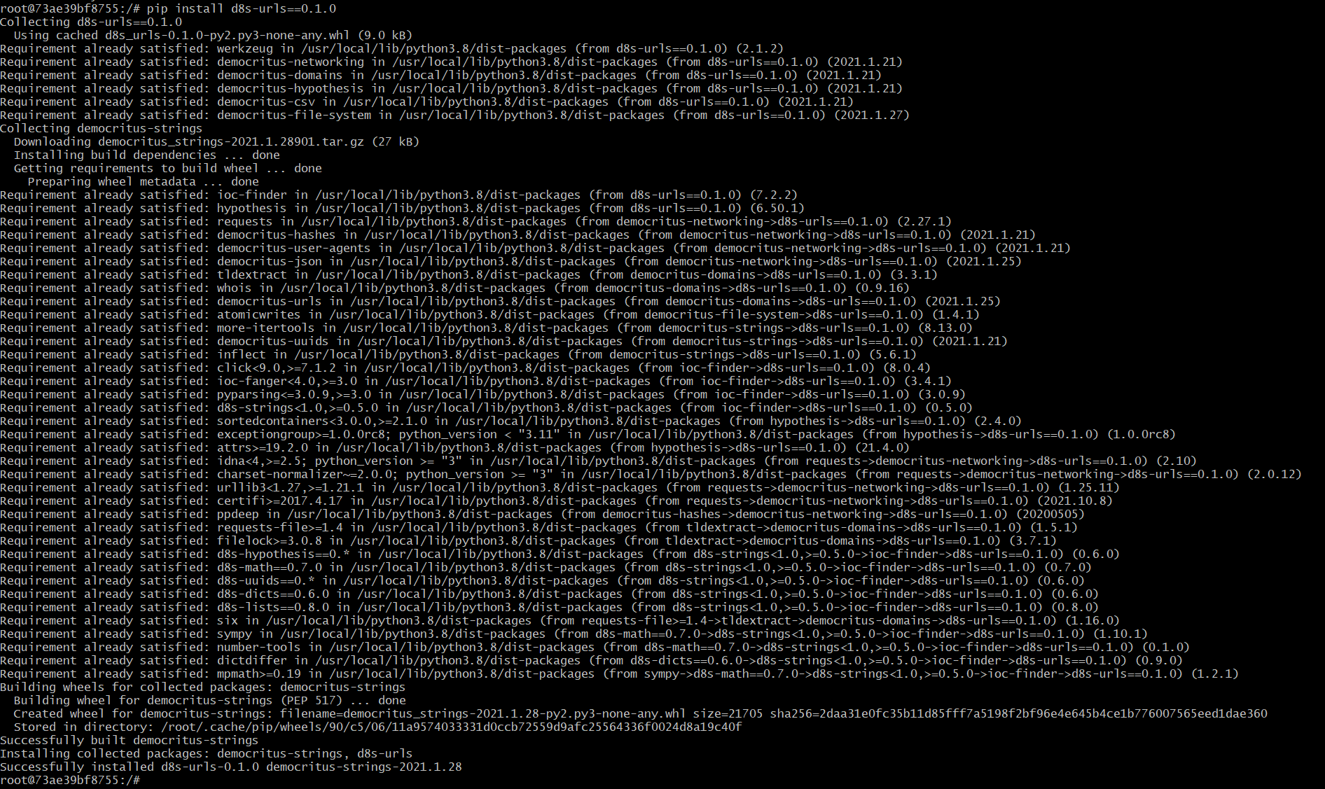 code execution backdoor · Issue #8 · democritus-project/d8s-urls · GitHub