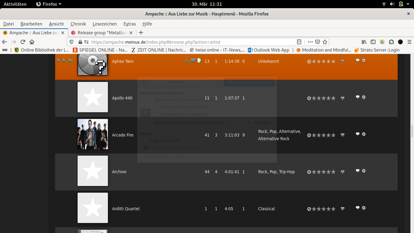 Artist Picture not always showing · Issue #2338 · ampache/ampache · GitHub