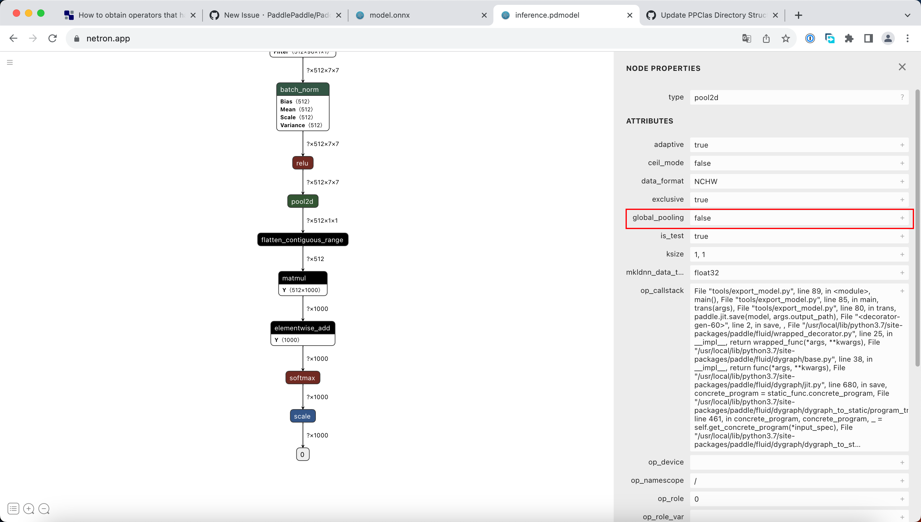 【OP转换出错】 pool2d算子在转换ONNX格式时会出现错误 · Issue #1130 · PaddlePaddle/Paddle2ONNX · GitHub