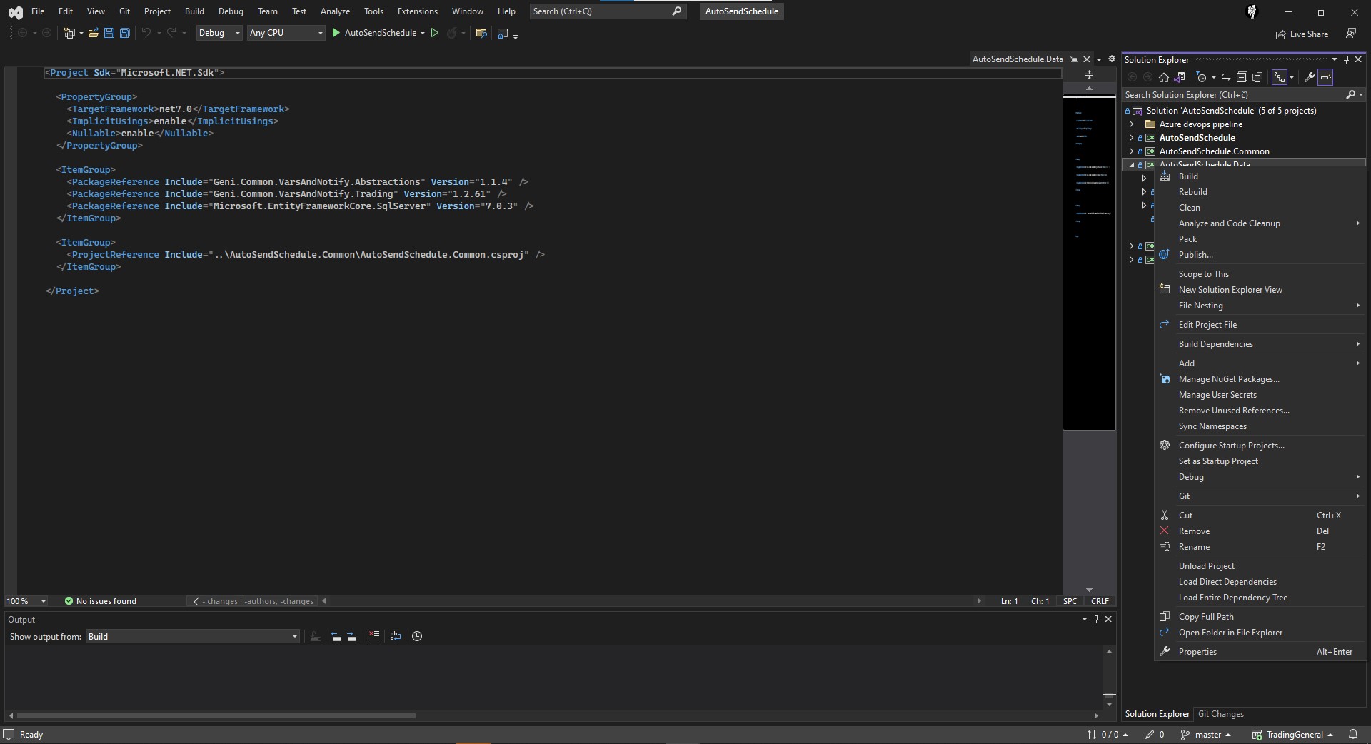 Missing Context Menu · Issue #1857 · ErikEJ/EFCorePowerTools · GitHub