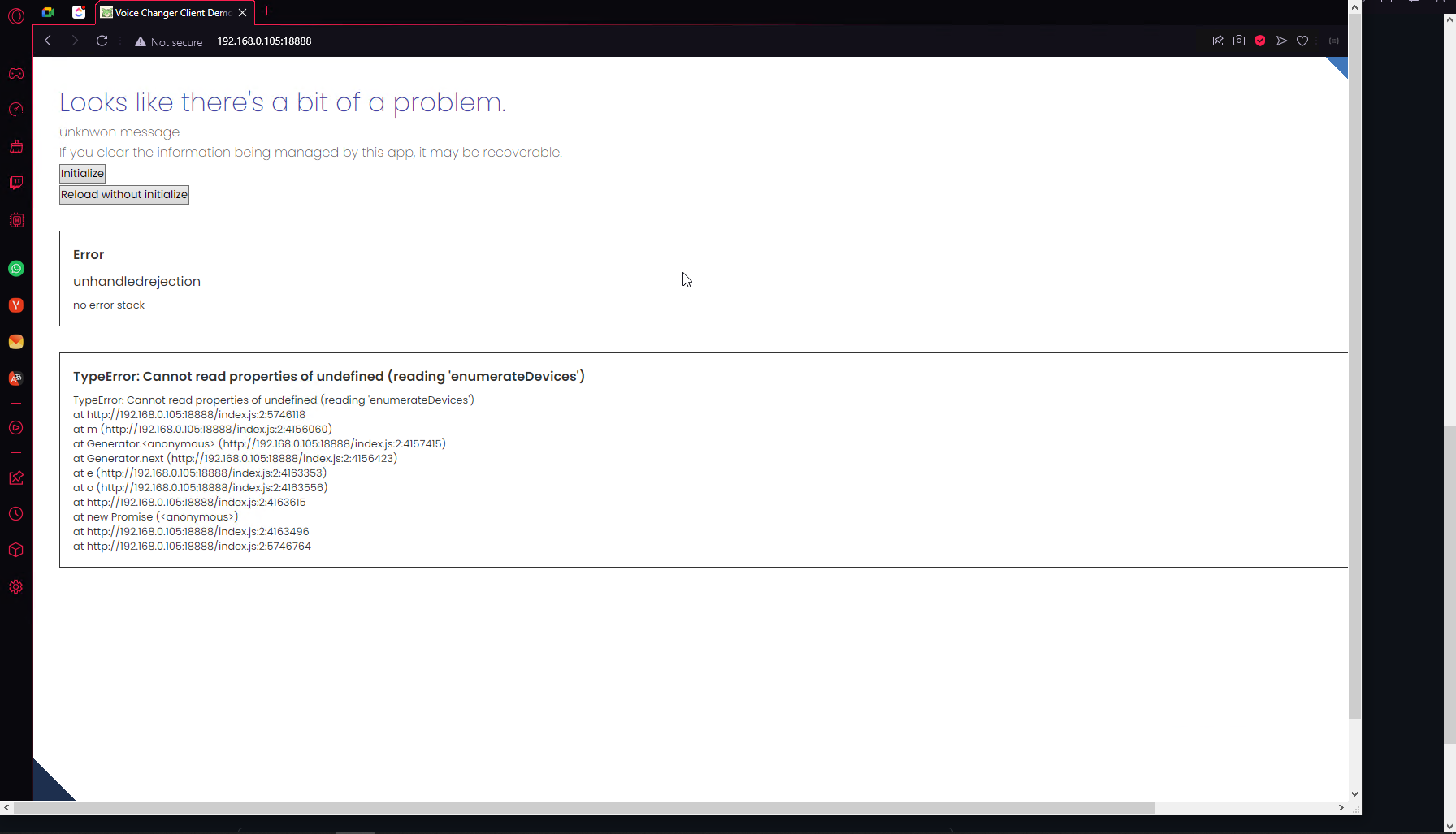 Web server doesn't open with ipv4 · Issue #805 · w-okada/voice-changer · GitHub