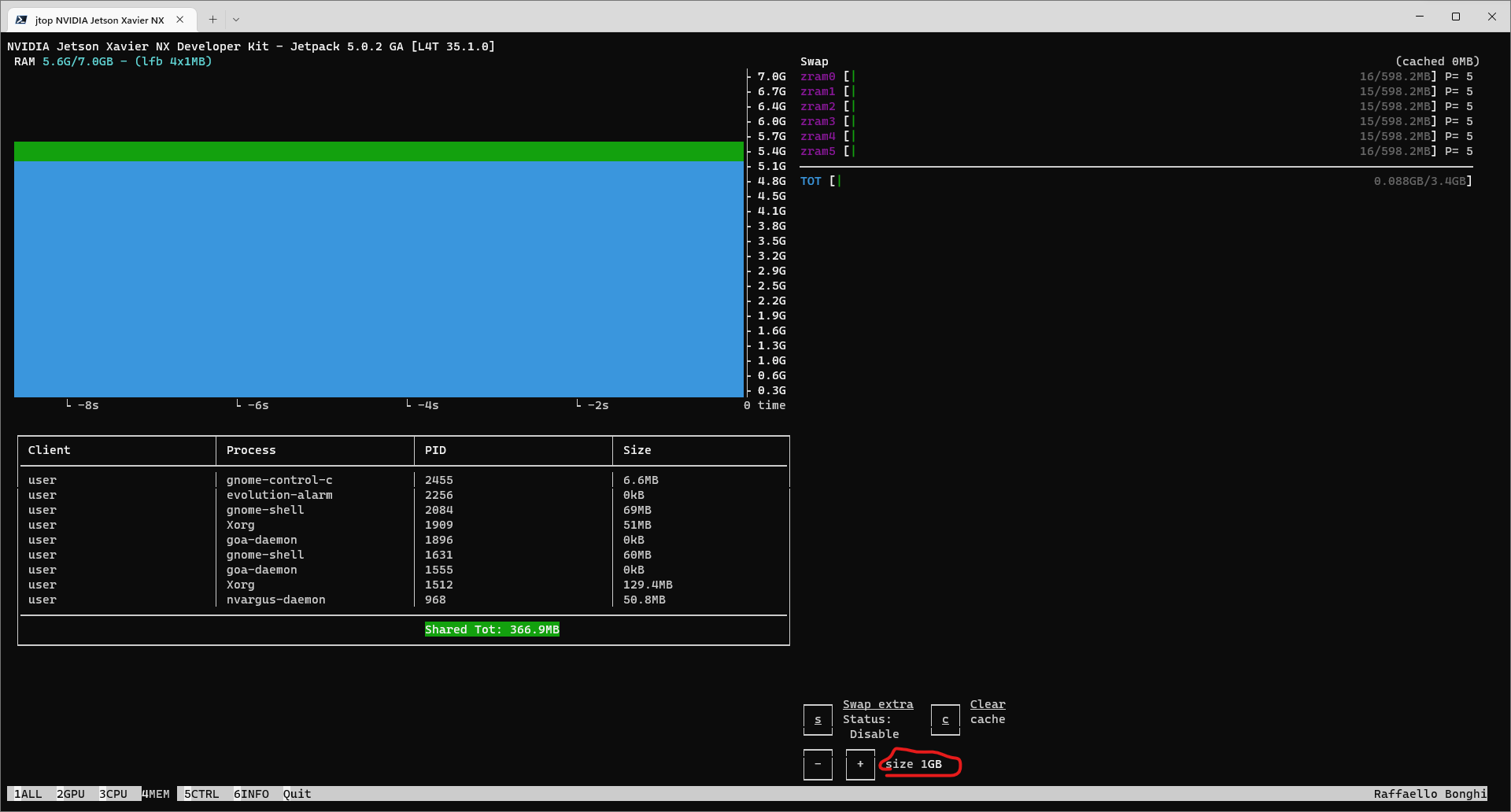 extra swap more then 10GB shows only 1GB · Issue #334 · rbonghi/jetson_stats · GitHub