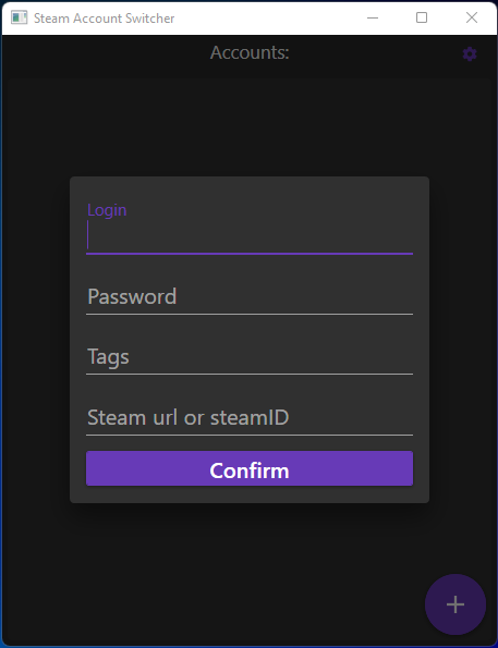 GitHub - OnRaptor/SteamAccountSwitcher: App for fast switch between ...