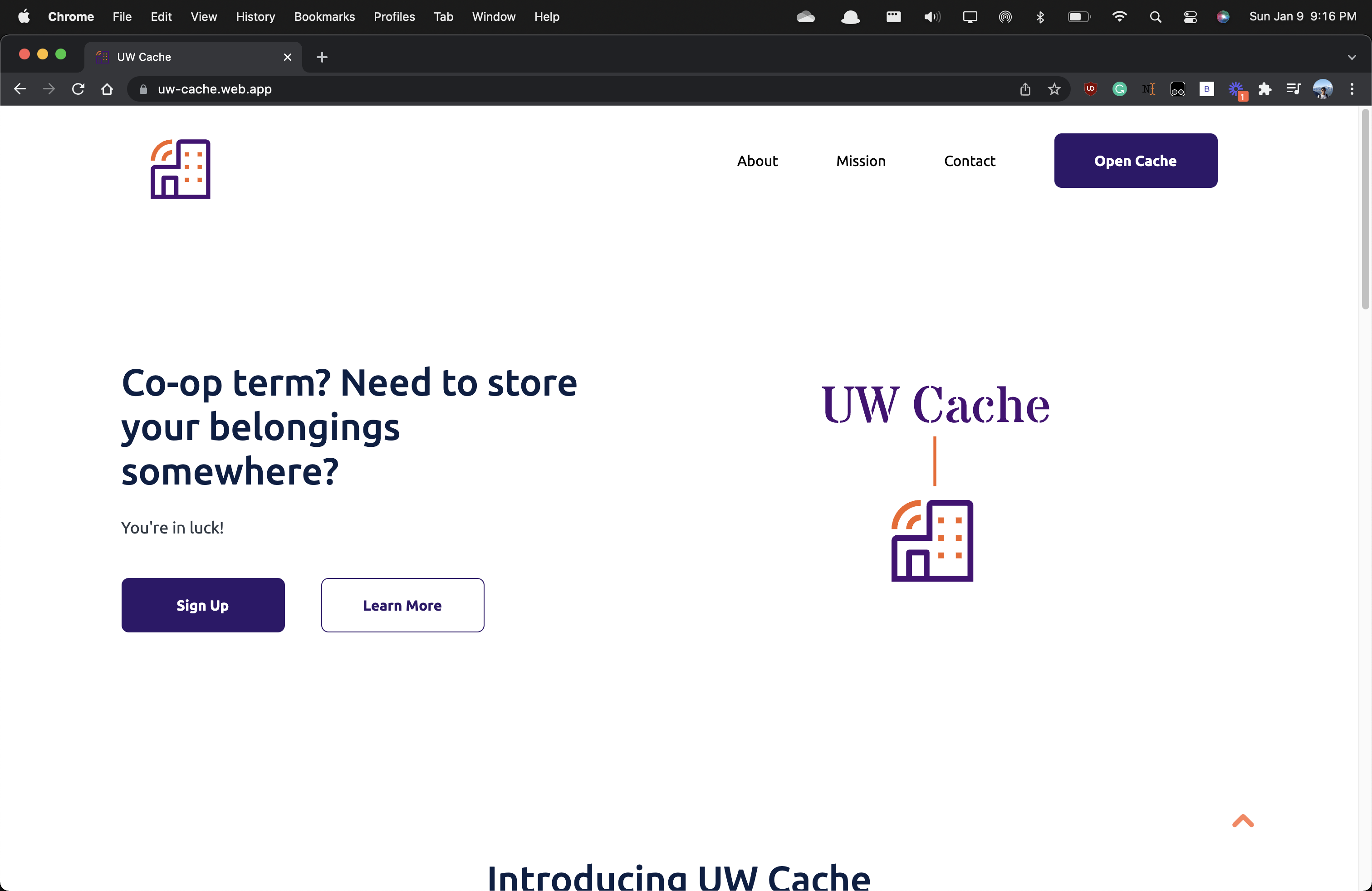 GitHub - KrishKrosh/UW-Cache