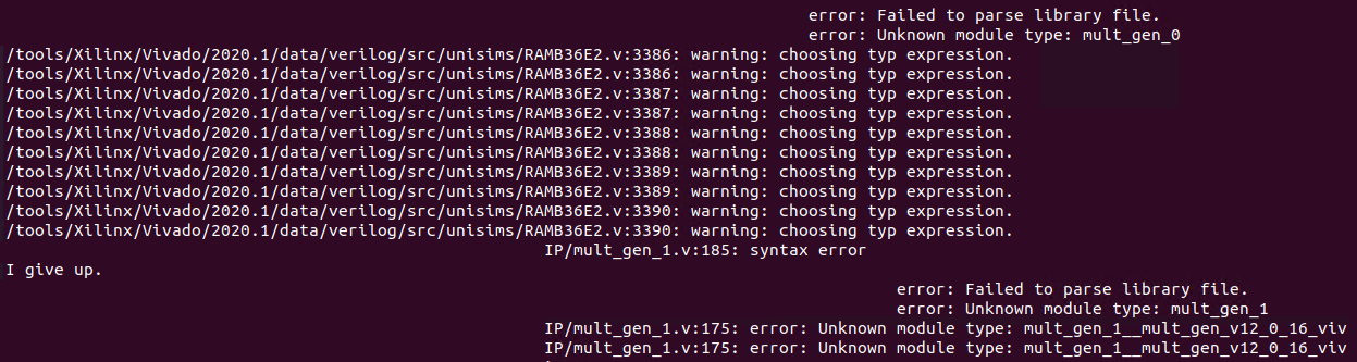 How to include Xilinx library into Iverilog? (Xilinx IP core) · Issue ...
