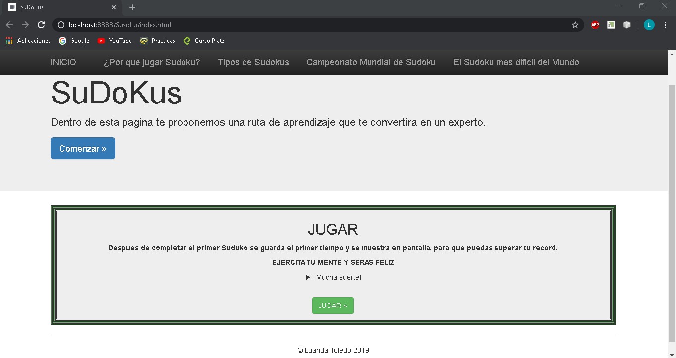 GitHub - Luanda-Toledo/SuDoKus: JavaScript, HTML, CSS y Bootstrap.