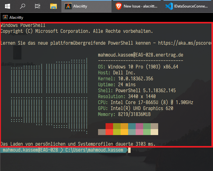 Powershell Args Array Is Not Processed · Issue 3375 · Alacritty