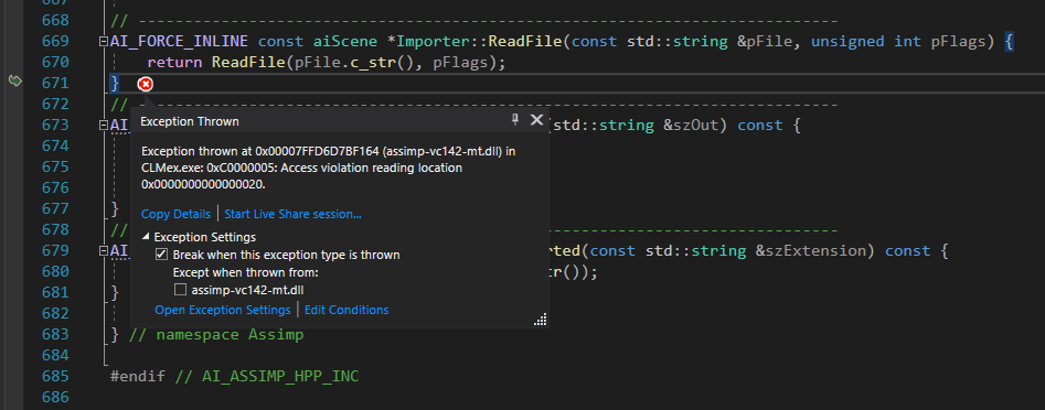 Bug: assimp crashes when uploading a IFC file · Issue #4961 · assimp/assimp · GitHub
