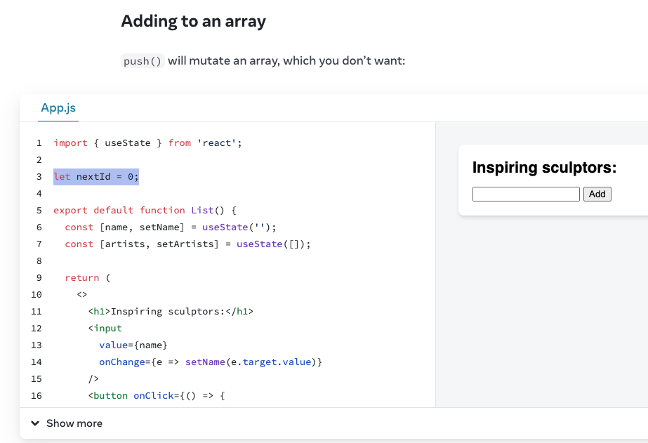 New React Docs · Issue 3308 · Reactjs · Github
