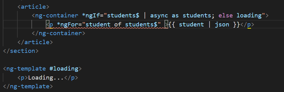 let keyword broke the HTML template · Issue #607 · angular/vscode-ng-language-service · GitHub