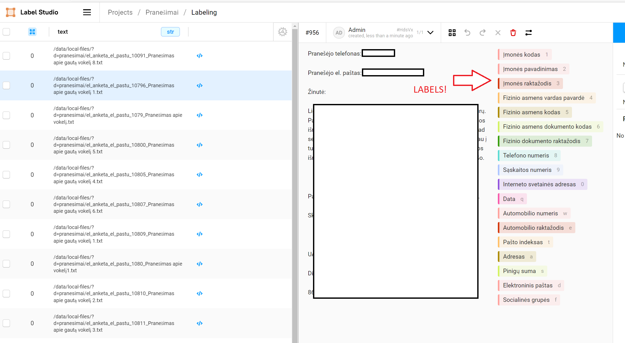 No labels · Issue #3159 · HumanSignal/label-studio · GitHub